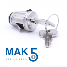 MAK5 Lock | MAK5 Cam Lock | Cam Lock with Dust Shutter